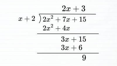 Dividing Expressions with Variables Made Easy with Long Division - SAT MAX