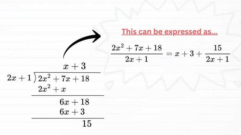Dividing Expressions with Variables Made Easy with Long Division - SAT MAX
